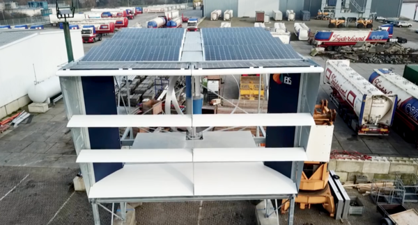 모듈식 태양광·풍력 통합 발전솔루션 ‘PowerNEST’…태양광보다 6배 더 에너지 생산